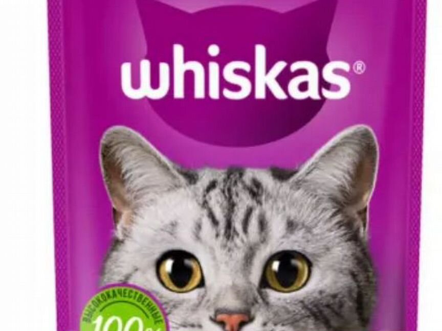 Влажный корм для кошек whiskas