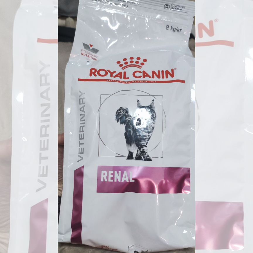 Корм для кошек royal canin renal 2 кг