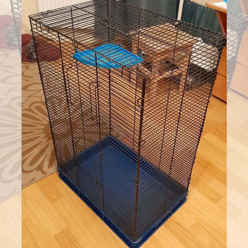 Клетка для грызунов большая 1.5/1/0.5м