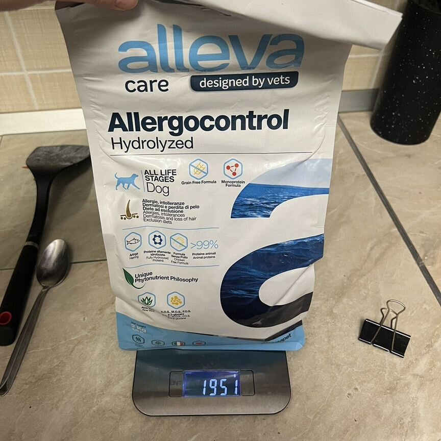 Корм alleva alergocontrol для собак