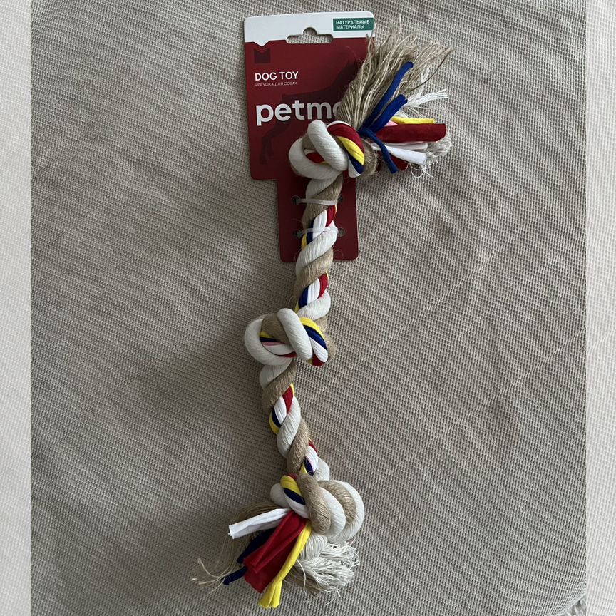 Игрушка для собак Веревка 3 узла 42 см
