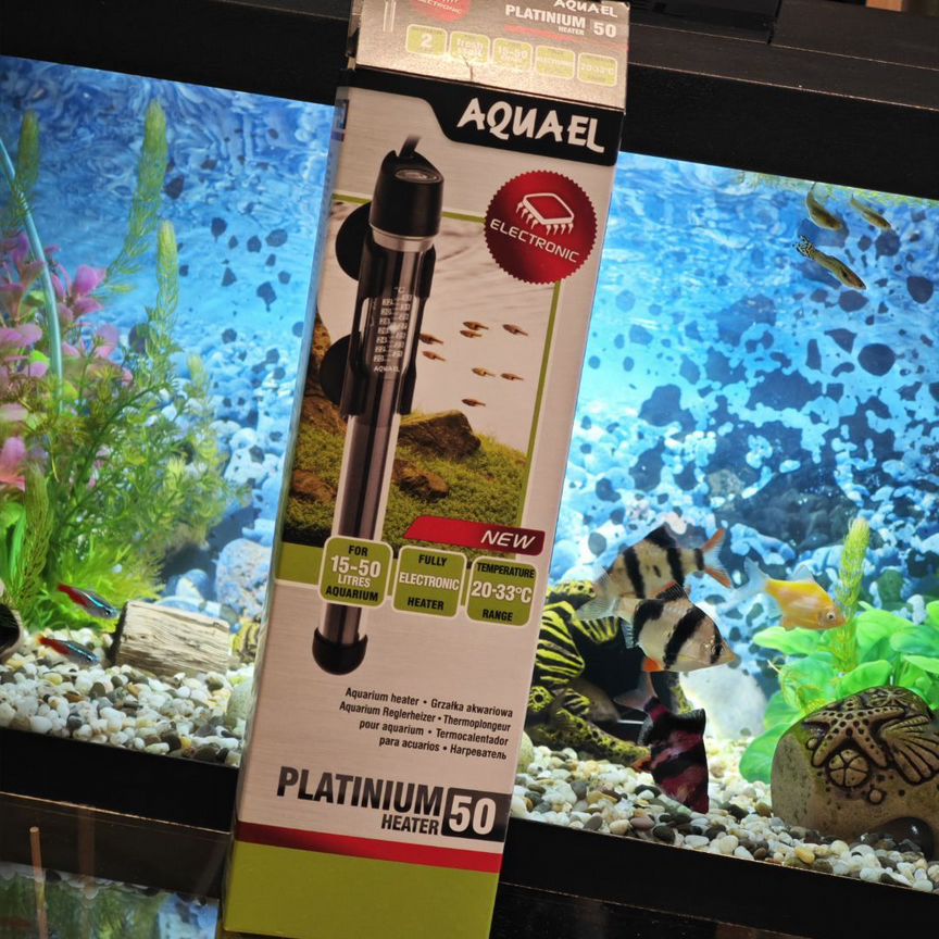 Нагреватель Aquael platinium heater 50W (15-50 л.)