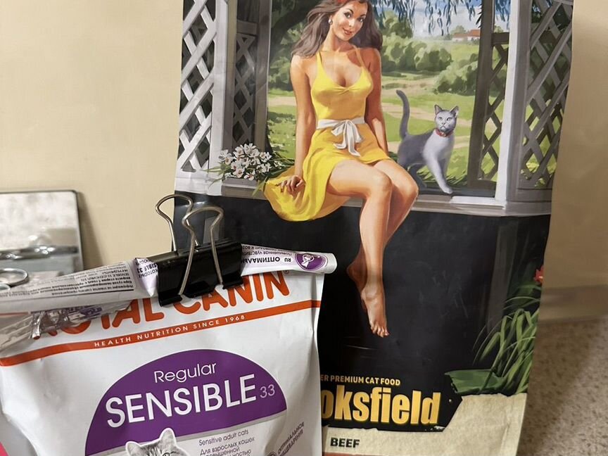 Кошачий корм сухой, Бруксфилд и роял канин