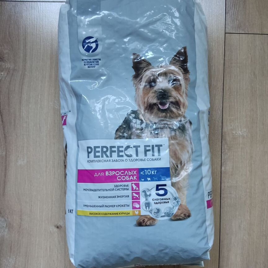 Корм для собак perfect fit 6 кг