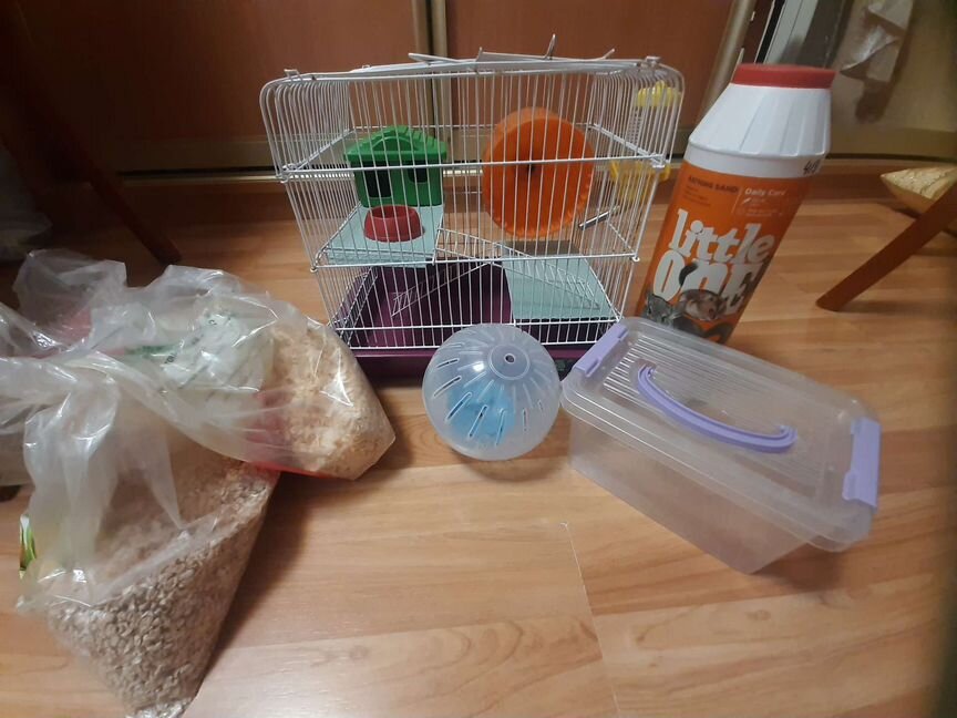 Клетка 3 этажа для джунгарского хомяка