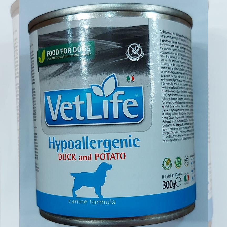 Консервы для собак farmina gipoallergenic duck and
