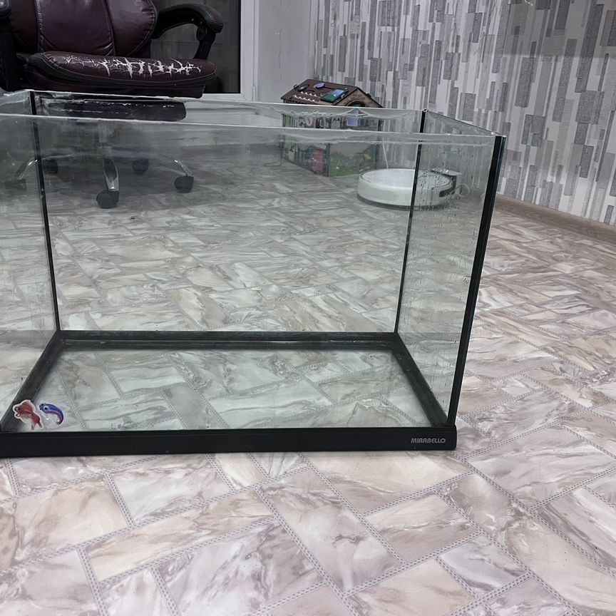 Аквариум 80л, фильтр, аэратор