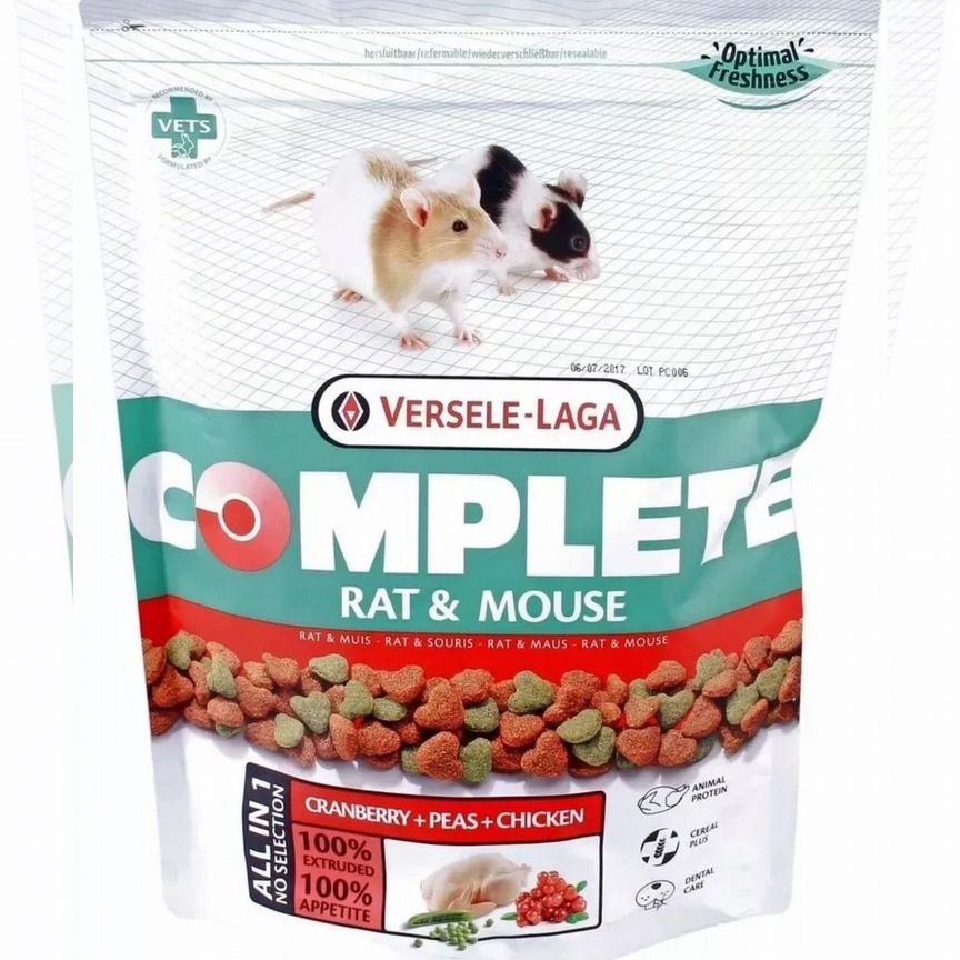 Корм для крыс и мышей Versele Laga