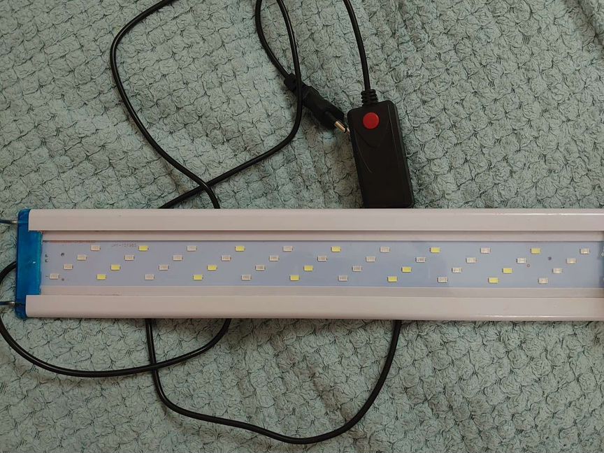 Светильник для аквариума LED RGB трехцветный