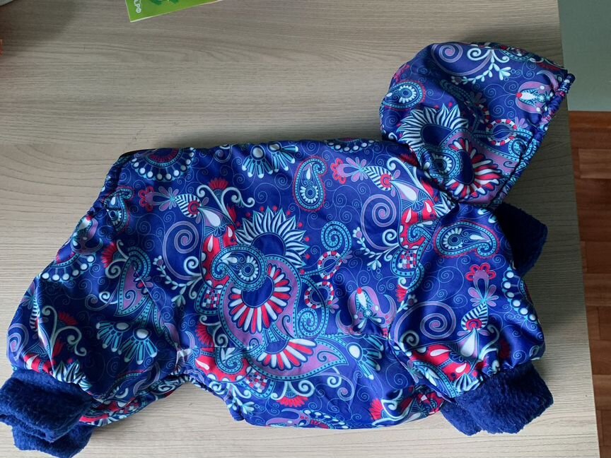 Теплый флисовый комбез для собак