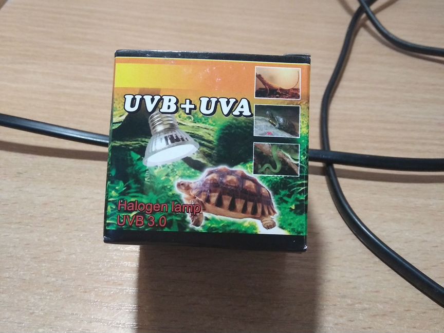 Ультрафиолетовая лампа для черепах