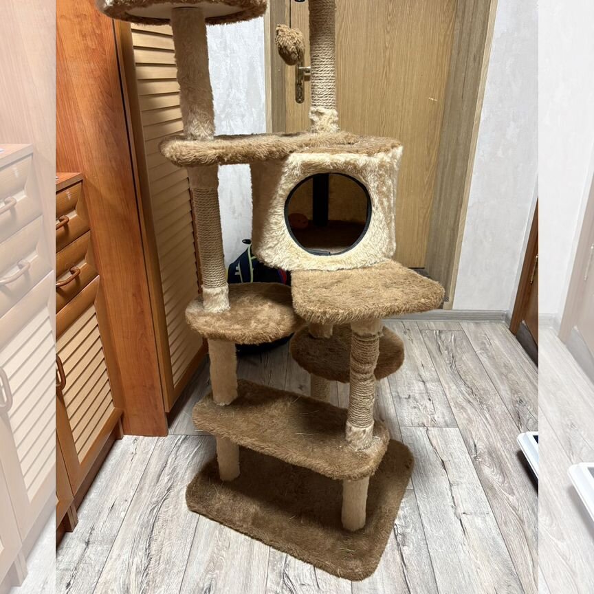 Когтеточка домик для кошки