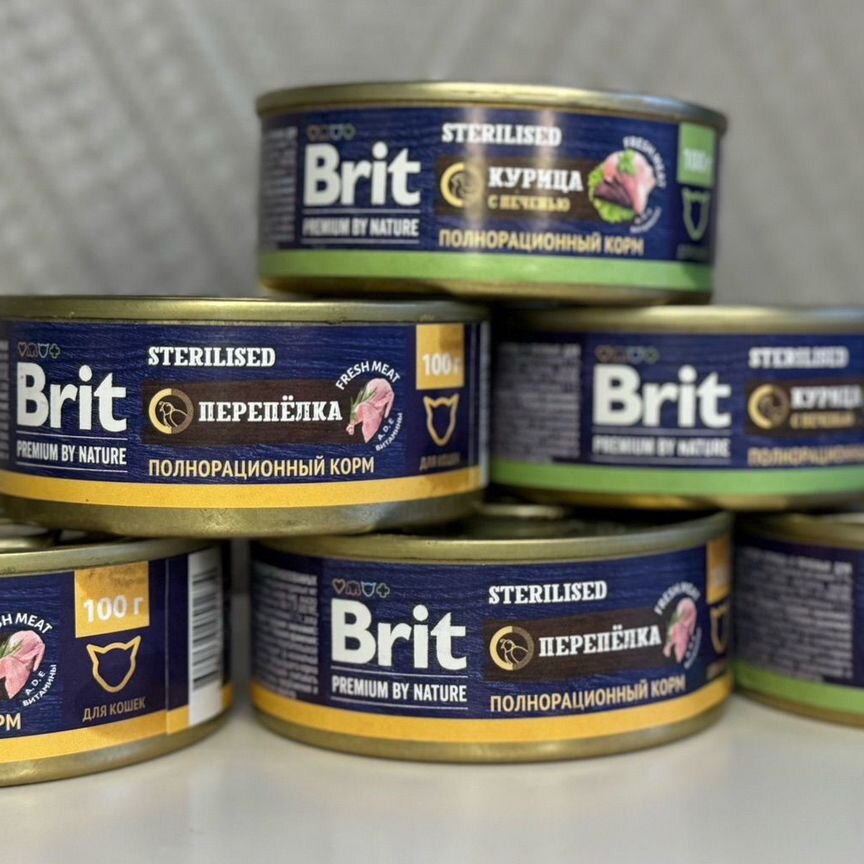 Корм для кошек brit