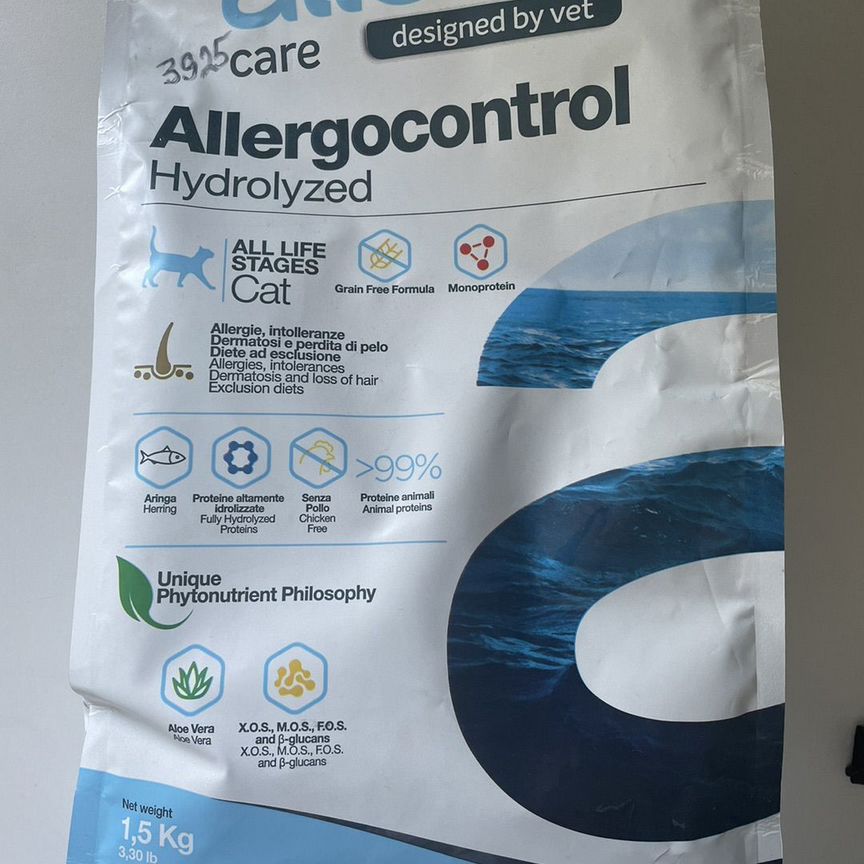 Корм для кошек alleva allergocontrol