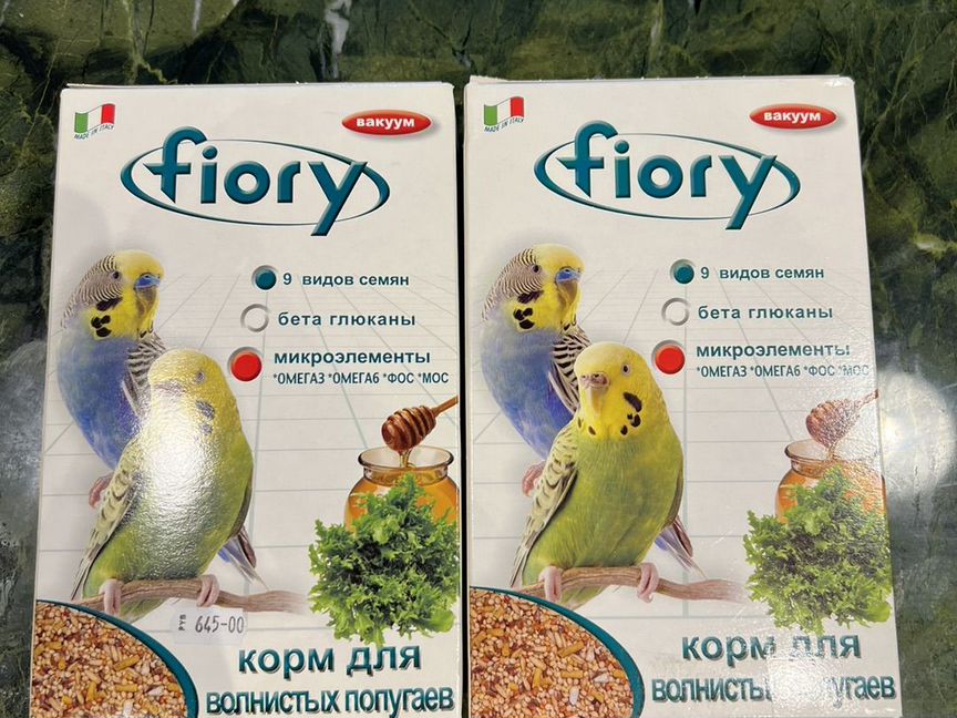 Корм для попугаев fiory