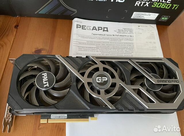 Продаю видеокарту Palit RTX 3060 ti Gaming Pro 8GB купить в ...