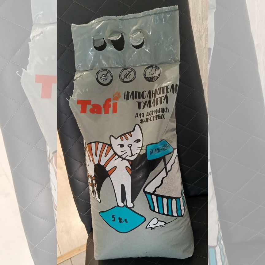 Наполнитель для кошачьего туалета комкующийся