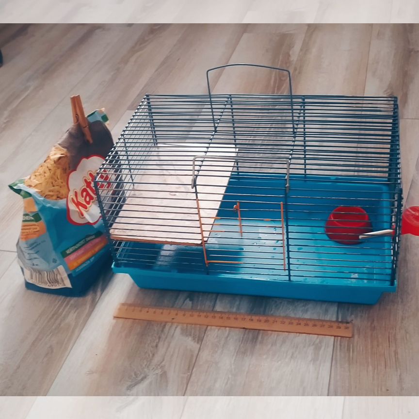 Клетка для хомяка 35х22х20 (зарезервировано)