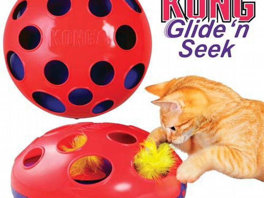 Игрушка для кошек Kong "Glide 'n Seek"