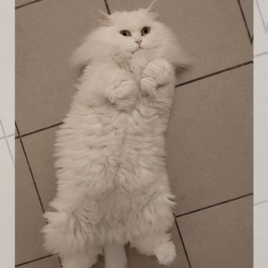 Британская длинношёрстная, взрослая кошка