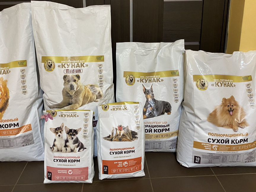 Корм "Кунак" для кошек и собак