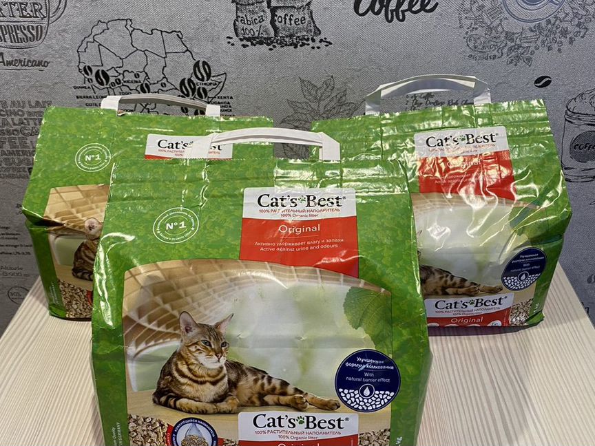 Cat's Best Original комкующийся, древесный