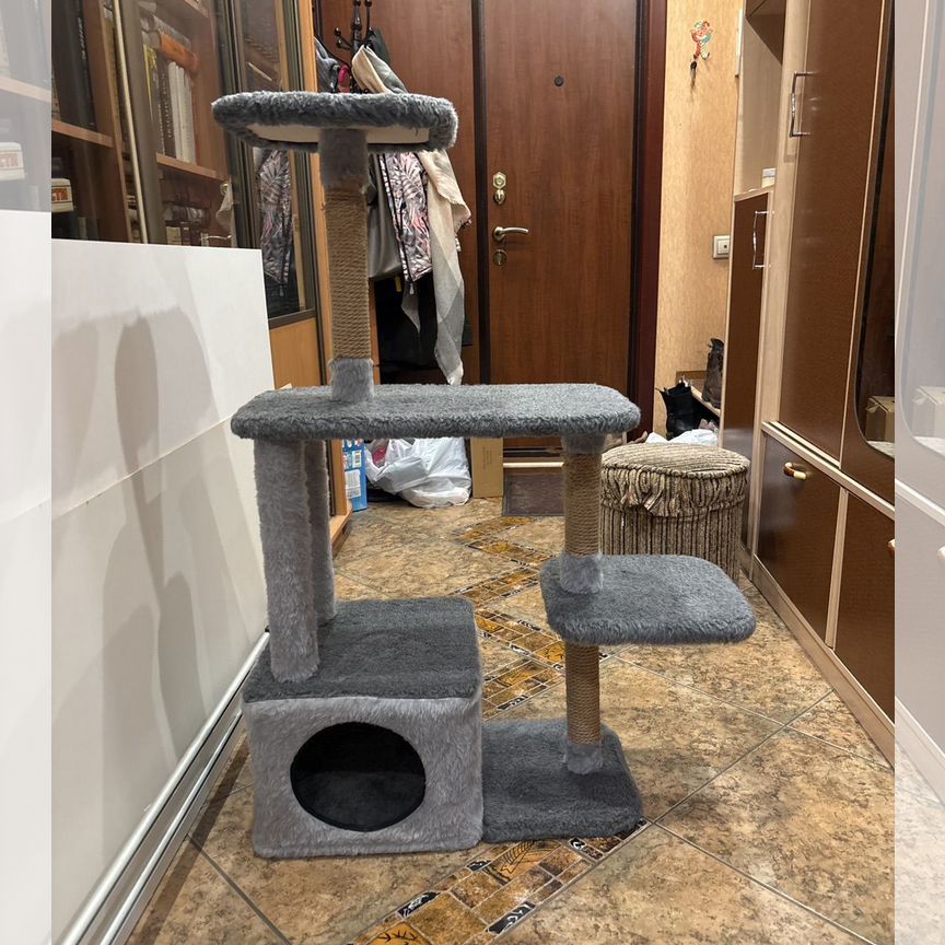 Когтеточка домик для кошки