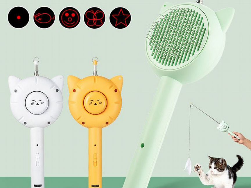 Многофунциональная расчёска для кошек и собак с ла