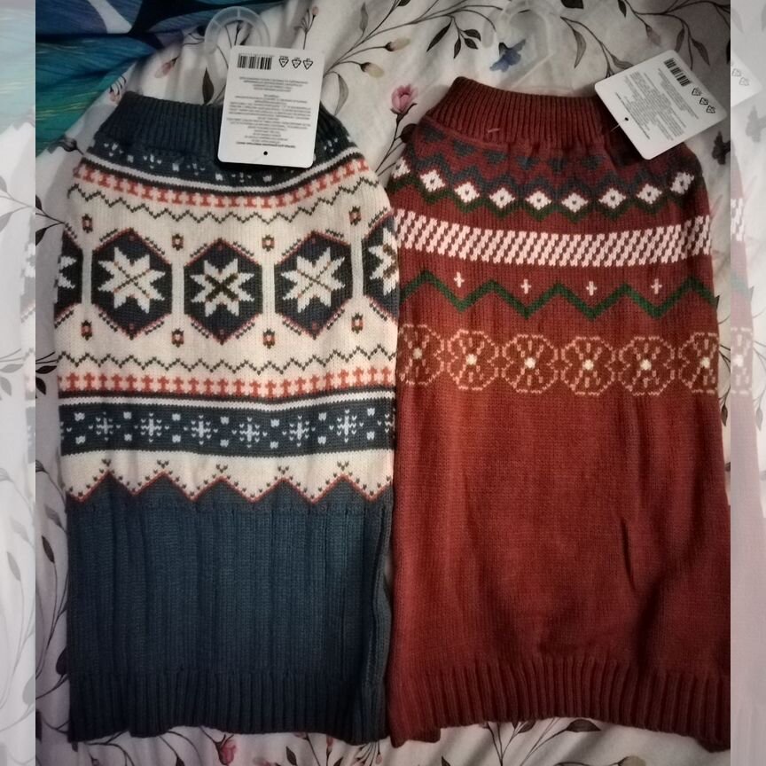 Тёплые кофточки для животных