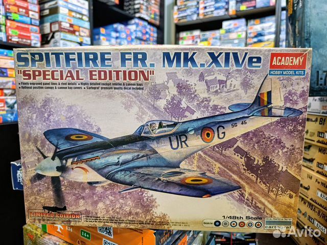 Academy 12211 Spitfire FR Mk.XIVe 1/48 купить в Москве по низкой цене ...