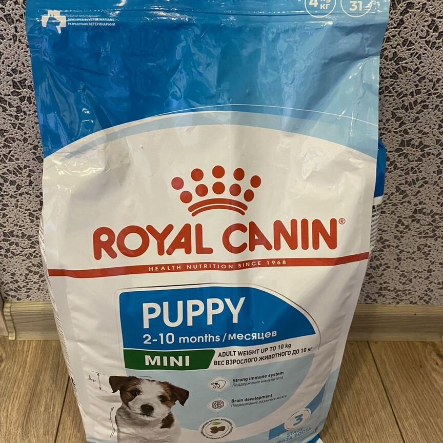 Корм для собак royal canin mini 4 кг