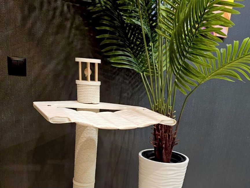 Когтеточка белый гамак