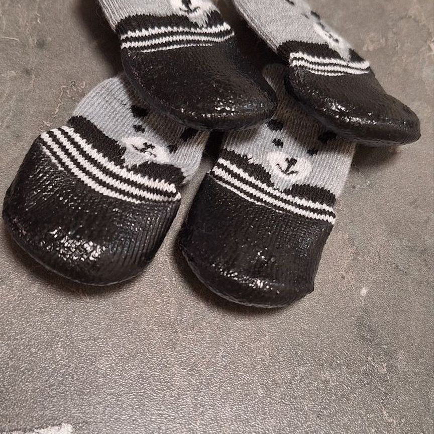 Носки прорезиненные для маленькой собачки