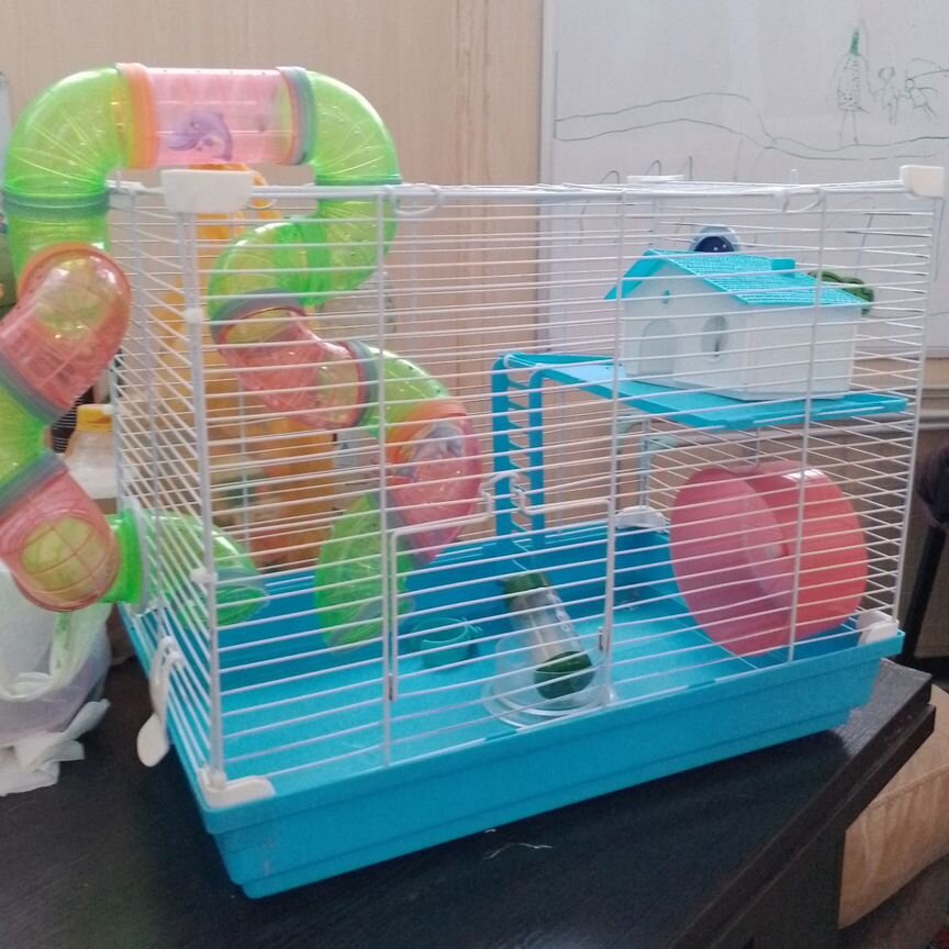 Клетка для грызунов с лабиринтом