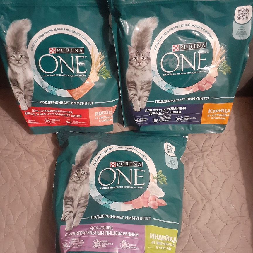 Сухой корм для кошек purina one 1,5 кг