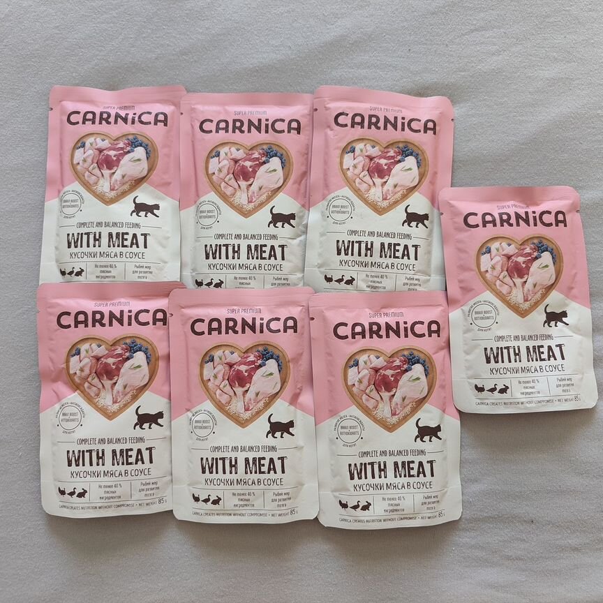 Корм для котят carnica