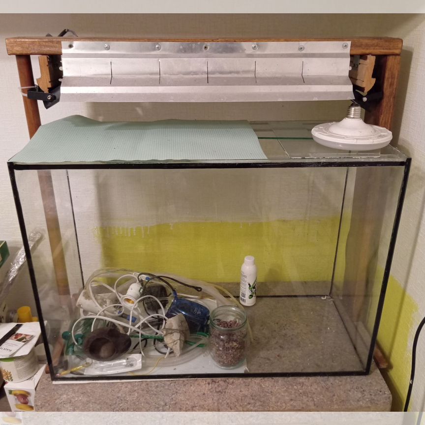 Аквариум 100 литров, грунт