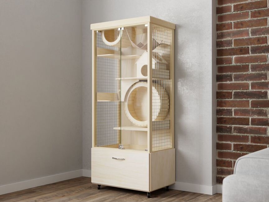 Большая клетка для грызунов шиншилл дегу хорька 8