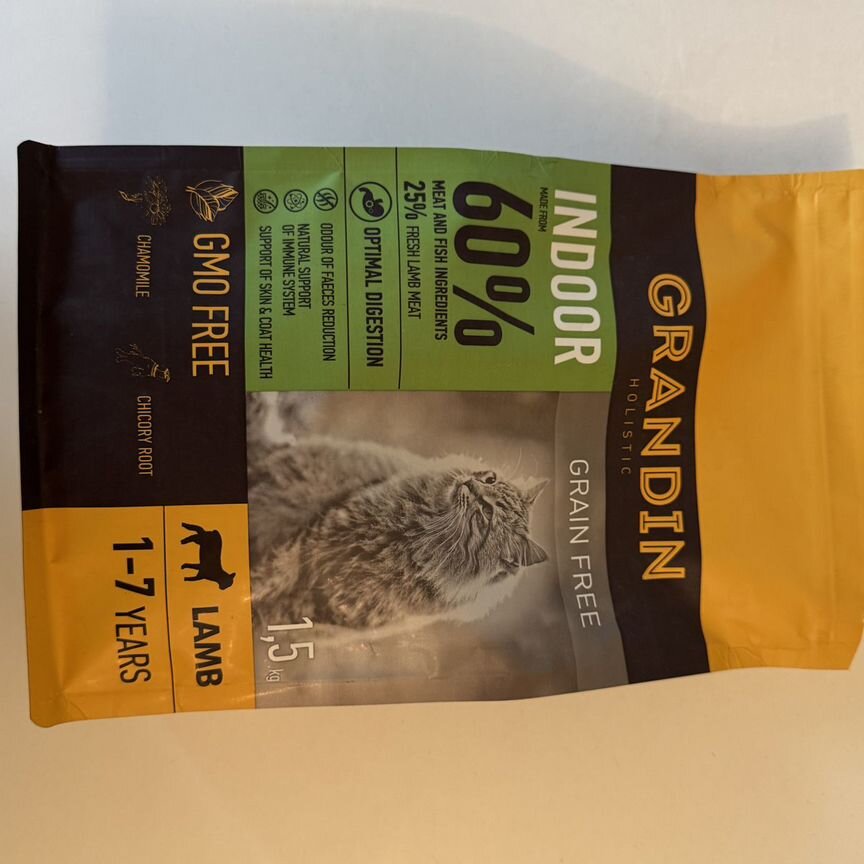 Корм для кошек grandin holistic