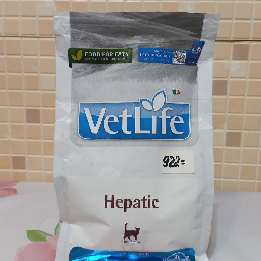 Корм для кошек vetlife hepatic