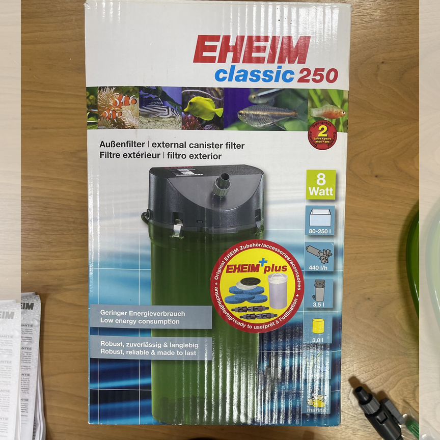 Фильтр внешний eheim classic 250
