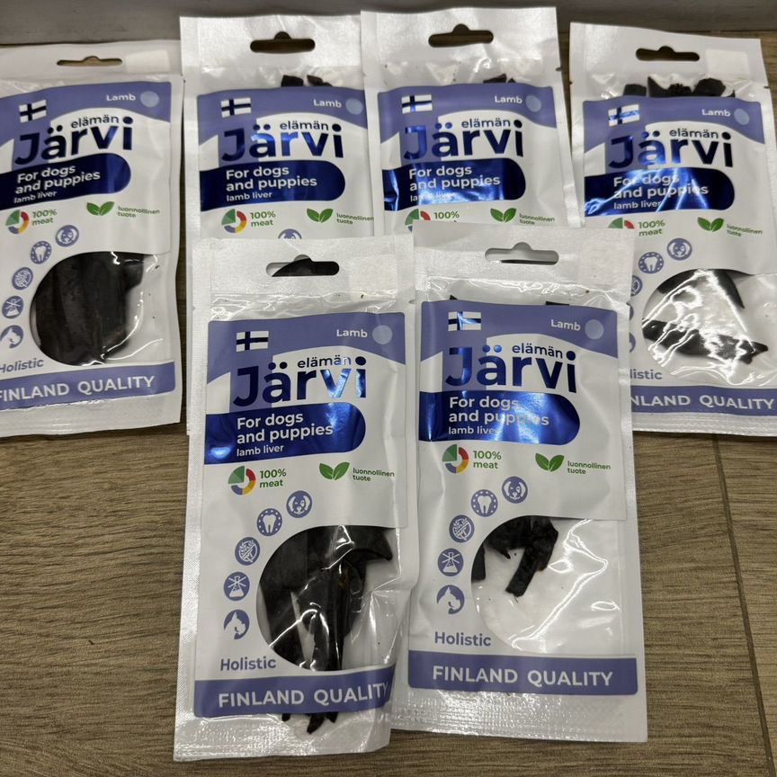 Лакомства Jarvi для собак ягненок, 30 г х 6 шт
