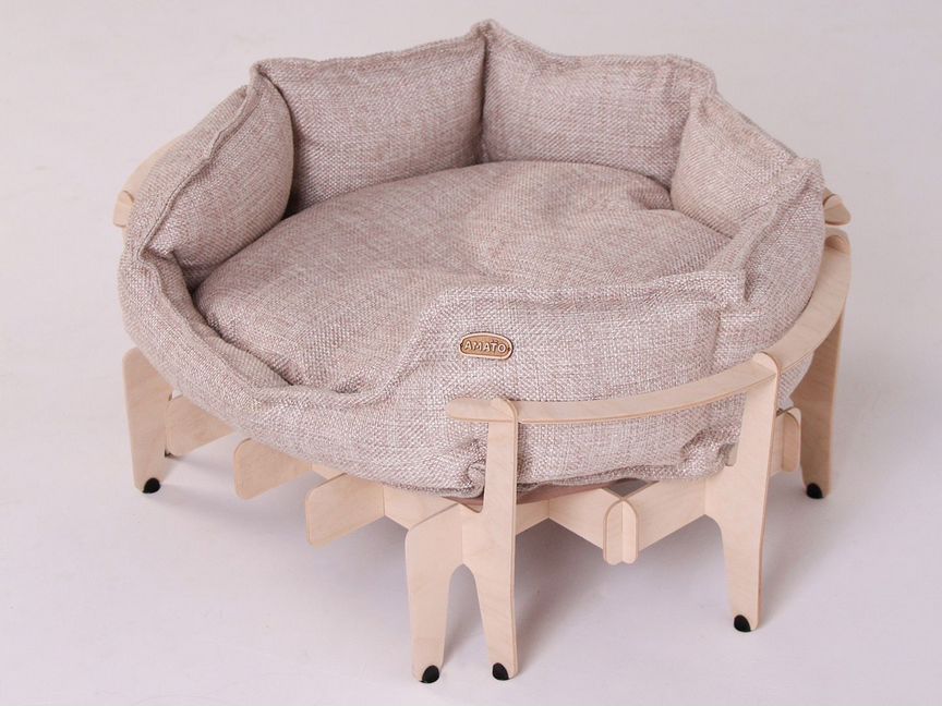 Лежанка для собак мелких пород и кошек 60х50