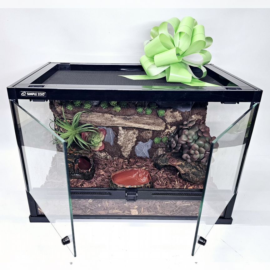 Террариум под ключ для змеи или эублефара