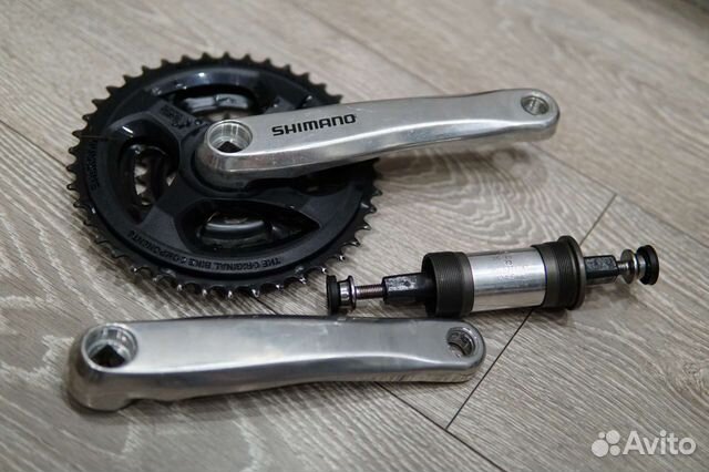 Шатуны под квадрат Shimano, каретка, Б/у купить в Москве | Авито