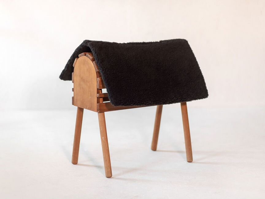 Пад под седло Western (овечья шерсть)