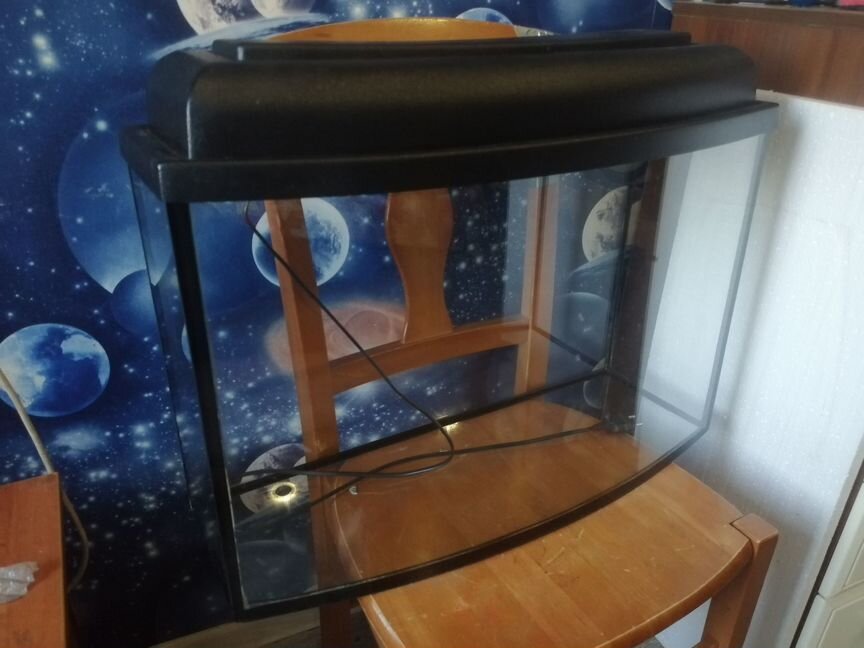 Аквариум 45 литров, телевизор