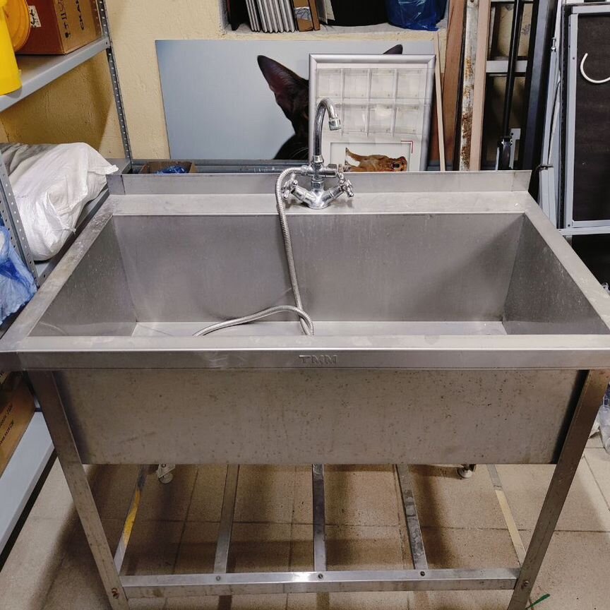 Мойка ванна грумерская