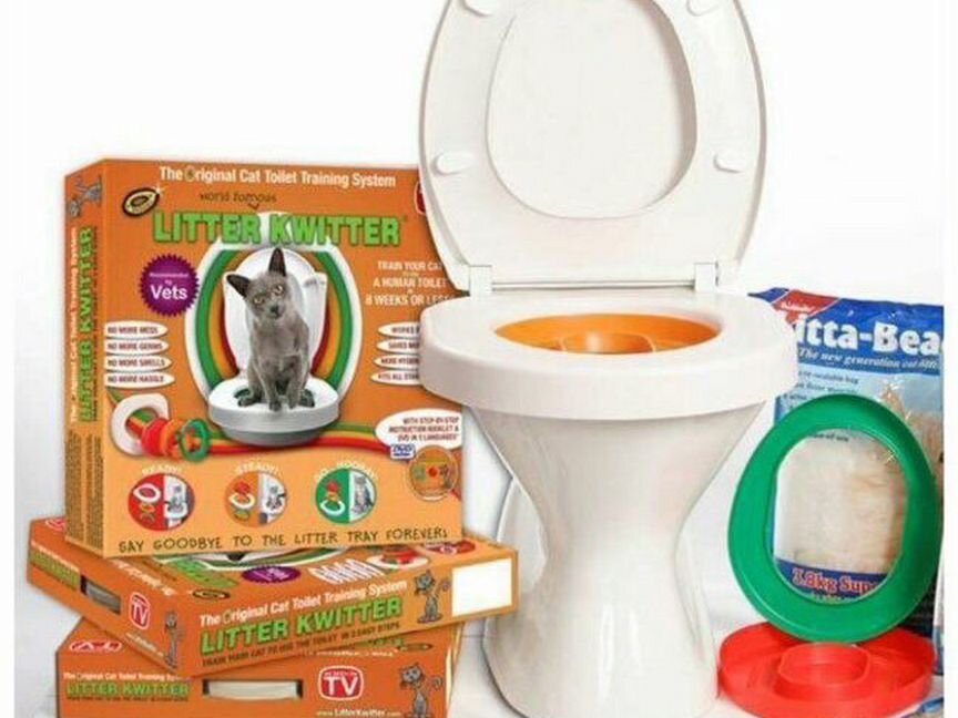Система приучения кошек к унитазу