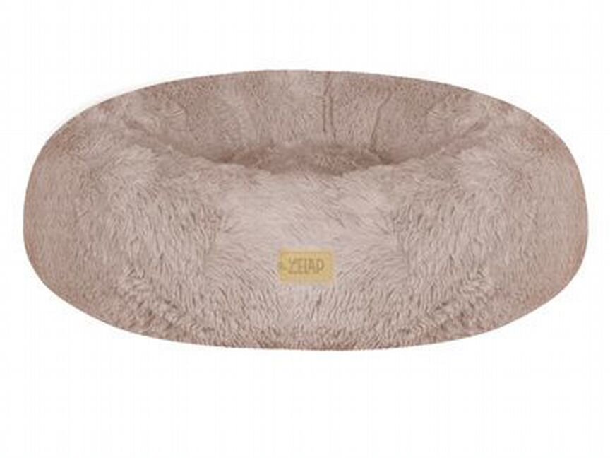 Плюшевая лежанка - пуфик для собак